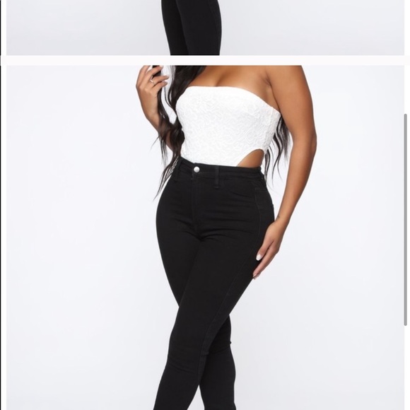 Fashion Nova | Other | Fn Lace High Cut Leg Bodysuit | Poshmark